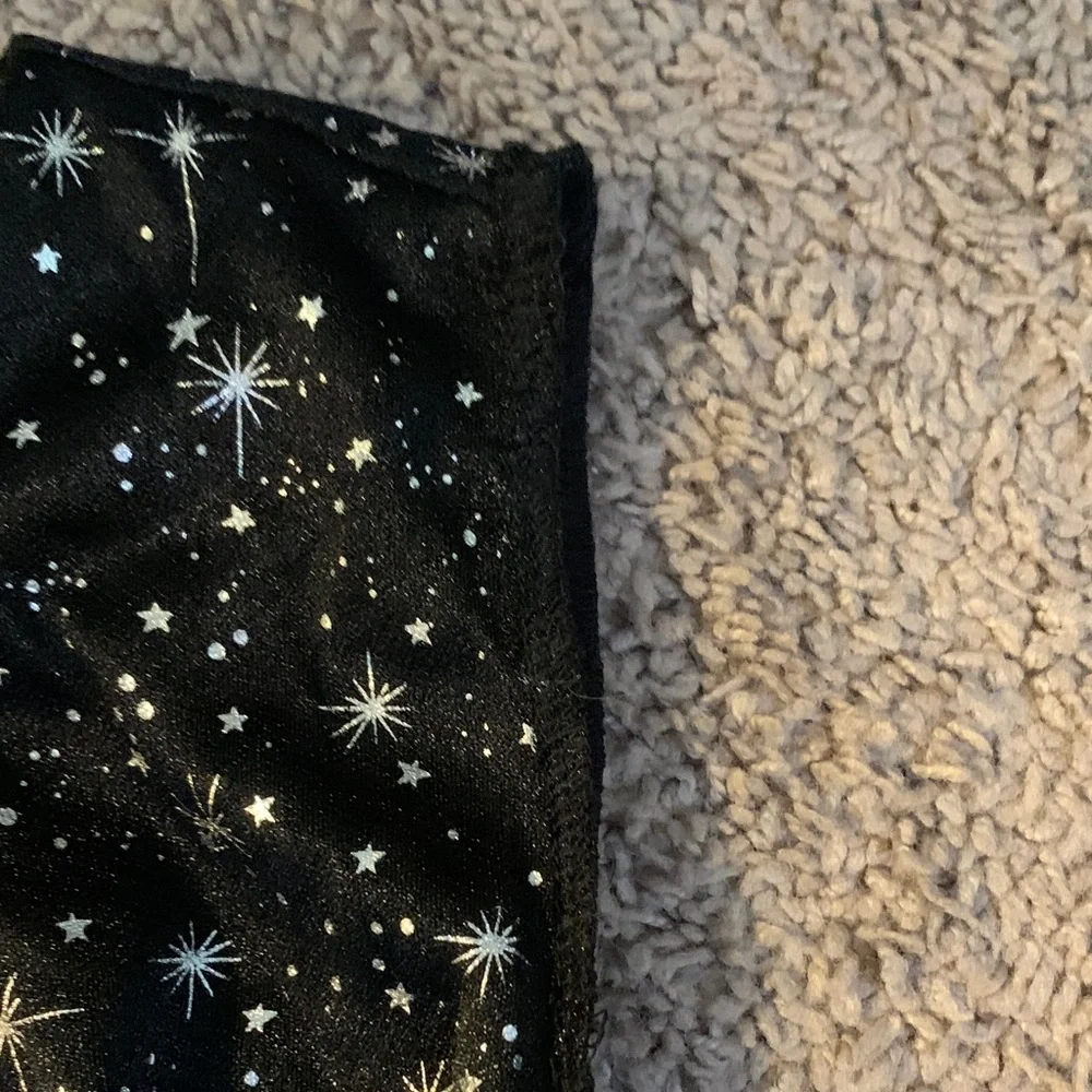 Dresses | Black Starry Sleeveless Dress | Poshmark